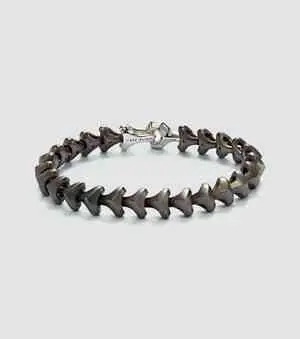 David Yurman Armory® Sterling And Titanium Link Bracelet - Silver
