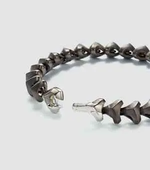 David Yurman Armory® Sterling And Titanium Link Bracelet