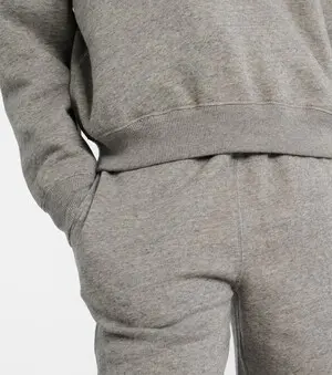 Polo Ralph Lauren Logo Cotton-blend Fleece Polo Sweatshirt - Grey
