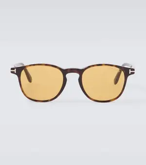 TOM FORD Holt Round Sunglasses - Brown