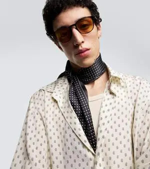 TOM FORD Holt Round Sunglasses - Brown