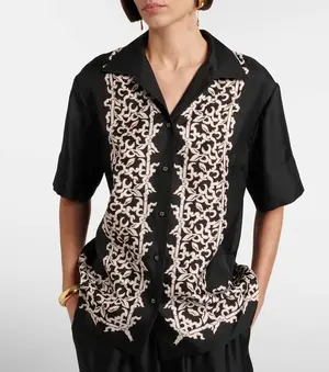 Rebecca Vallance Sundia Silk Shirt