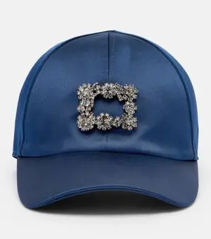 ROGER VIVIER Efflorescence Baseball Cap - Blue