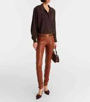 Stouls Carolyn Slim Leather Pants