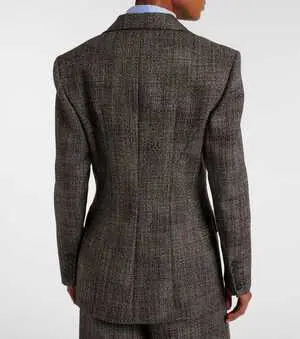 JOSEPH Fallon Virgin Wool Blazer - Brown