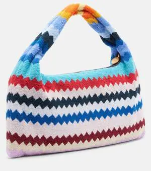 Missoni Zigzag Cotton Terry Top-handle Bag