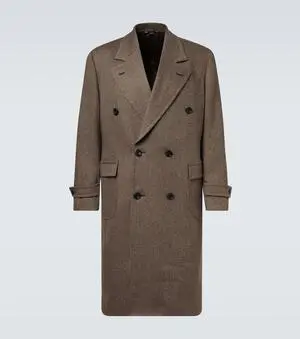 Thom Sweeney Double-breasted Wool Overcoat