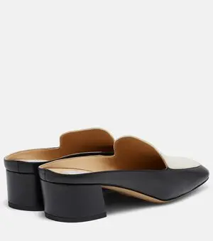 Gabriela Hearst Alena Leather Mules - Black