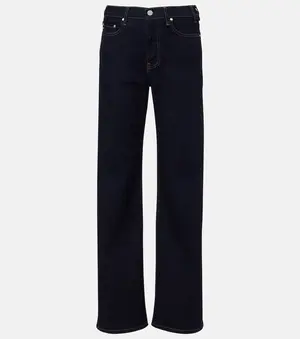 Ag Wide-leg Jeans - Black