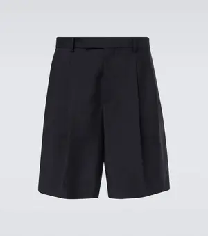 JIL SANDER Wool And Mohair Shorts