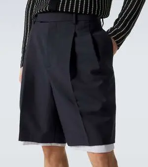 JIL SANDER Wool And Mohair Shorts