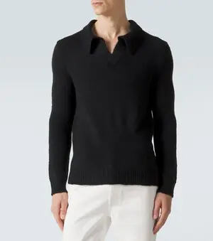 Gabriela Hearst Cashmere Polo Sweater