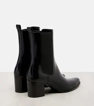 Saint Laurent Jill 60 Leather Ankle Boots