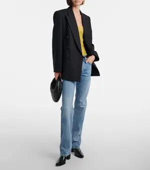 Saint Laurent Jill 60 Leather Ankle Boots