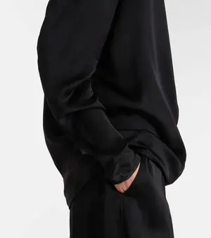 TOTEME Turtleneck Satin Top