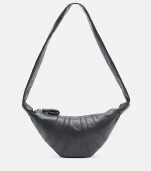LEMAIRE Small Leather Shoulder Bag - Blue
