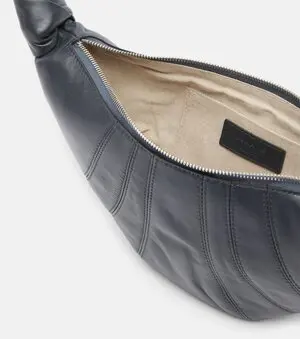 LEMAIRE Small Leather Shoulder Bag - Blue