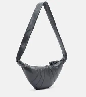 LEMAIRE Small Leather Shoulder Bag - Blue