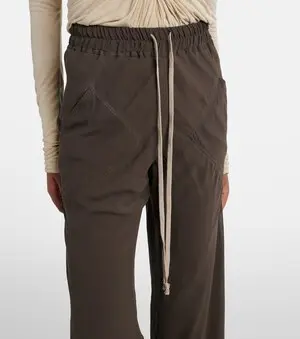 Rick Owens Silk Charmeuse Wide-leg Pants - Brown
