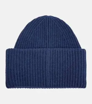 Acne Studios Face Wool And Yak-blend Beanie