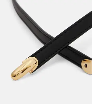 Savette Symmetry Leather Belt - Black