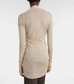 Rick Owens Radiance Gathered Top - Beige