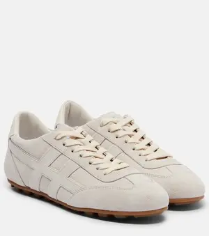 Hogan Olympia Suede Low-top Sneakers - White