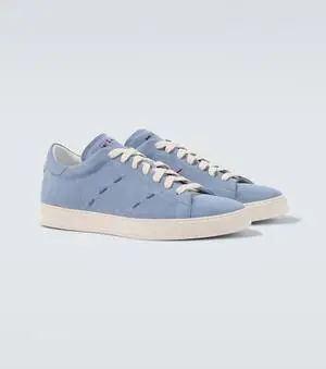 Kiton Suede Low Top Sneakers