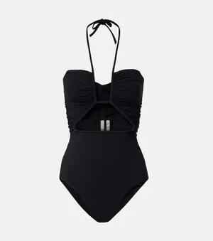 Rick Owens Prong Cutout Swimsuit - Black