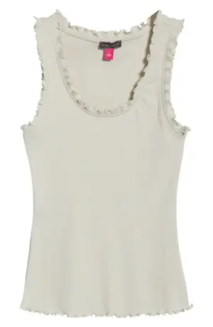 Vince Camuto Ruffle Rib Tank - Birch