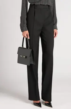 TOM FORD Small Double T Leather Top Handle Bag