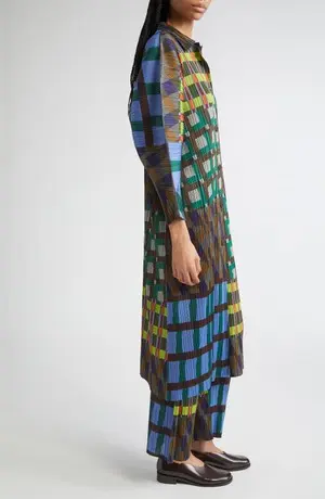 Issey Miyake Harmony Pleated Midi Dress
