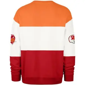 '47 Red Tampa Bay Buccaneers Throwback Breeze Maximalist Sweatshirt