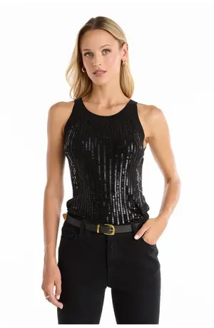 THE NOLI SHOP Shae Sequin Tank