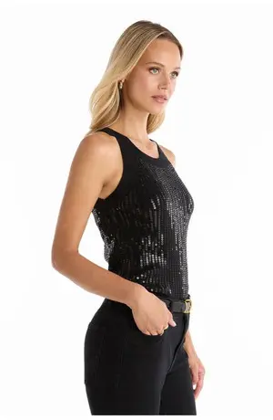THE NOLI SHOP Shae Sequin Tank