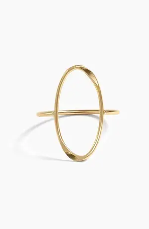 ABLE Aspen Oval Ring - Gold