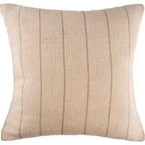 CAROL & FRANK Jute Throw Pillow - Beige