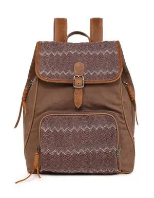 TSD BRAND Oak Hill Versatile Backpack - Brown