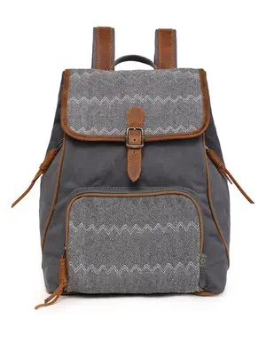 TSD BRAND Oak Hill Versatile Backpack - Grey