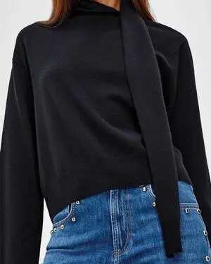 Rails Wool-cashmere Scarf Sweater