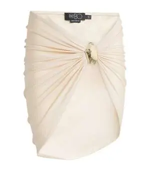 PatBO Mini Beach Skirt - Ivory