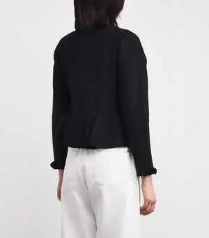 Sandro Peplum Cardigan