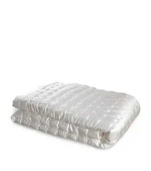 Gingerlily Silk Super King Windsor Bedspread - Ivory