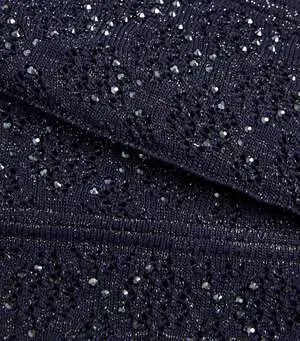 Sandro Knitted Embellished Maxi Skirt