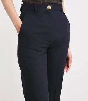 Sandro Wool-blend Flared Trousers