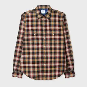 Paul Smith Casual-fit And Yellow Check Shirt