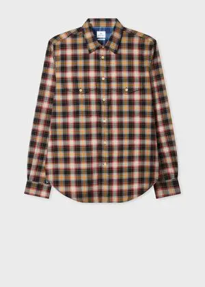 Paul Smith Casual-fit And Yellow Check Shirt