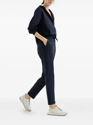 Brunello Cucinelli Cotton Drawstring Trousers