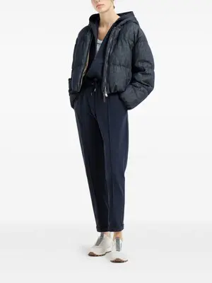 Brunello Cucinelli Cotton Drawstring Trousers