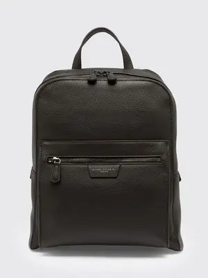 GIANNI CHIARINI Textured Leather Backpack - Brown